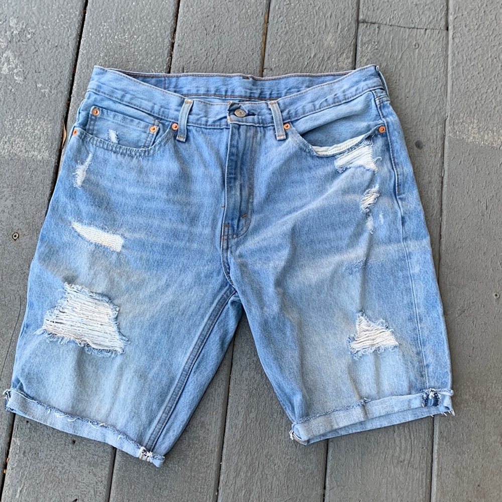 Levi’s 511 Distressed Men’s Jeans Shorts - Gem